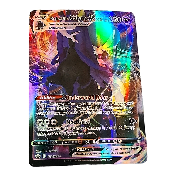 Takara Tomy | Other | Collectors Card Shadow Rider Calyrex Vmax 32hp ...